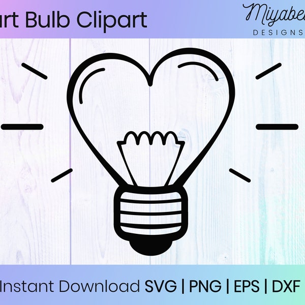 Love Light Bulb Svg - Etsy