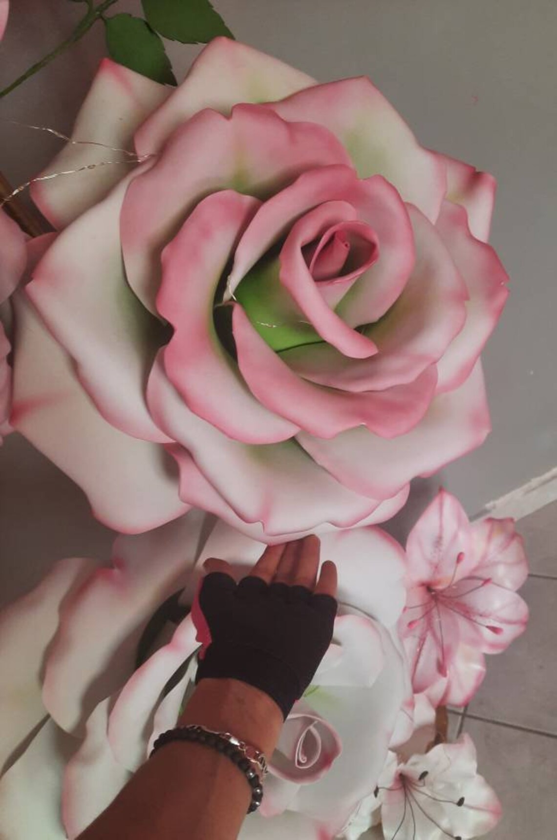 Big Flowers Giant Flowers Big Rose Decoration for Wedding - Etsy