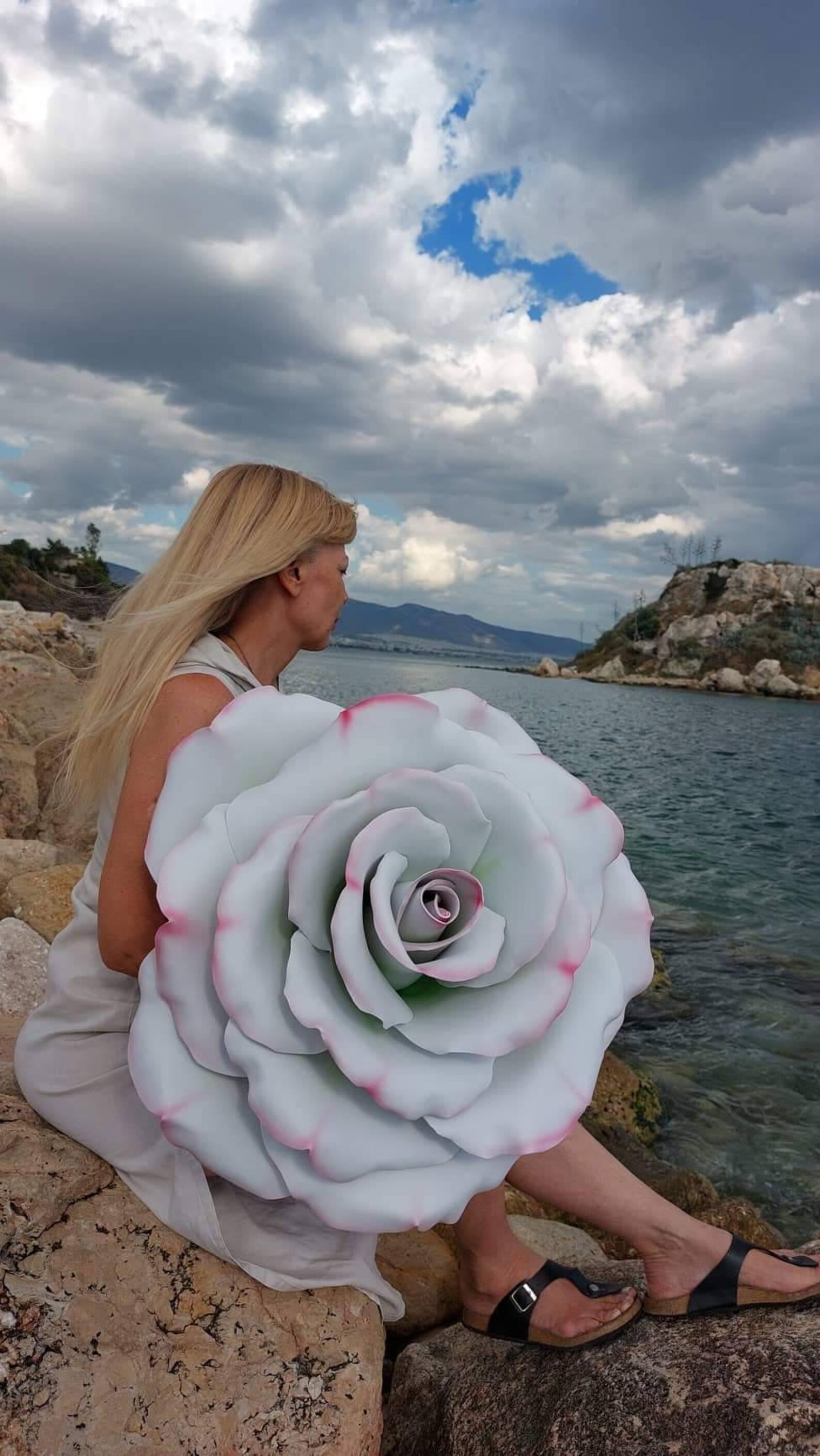 Big Flowers Giant Flowers Big Rose Decoration for Wedding - Etsy