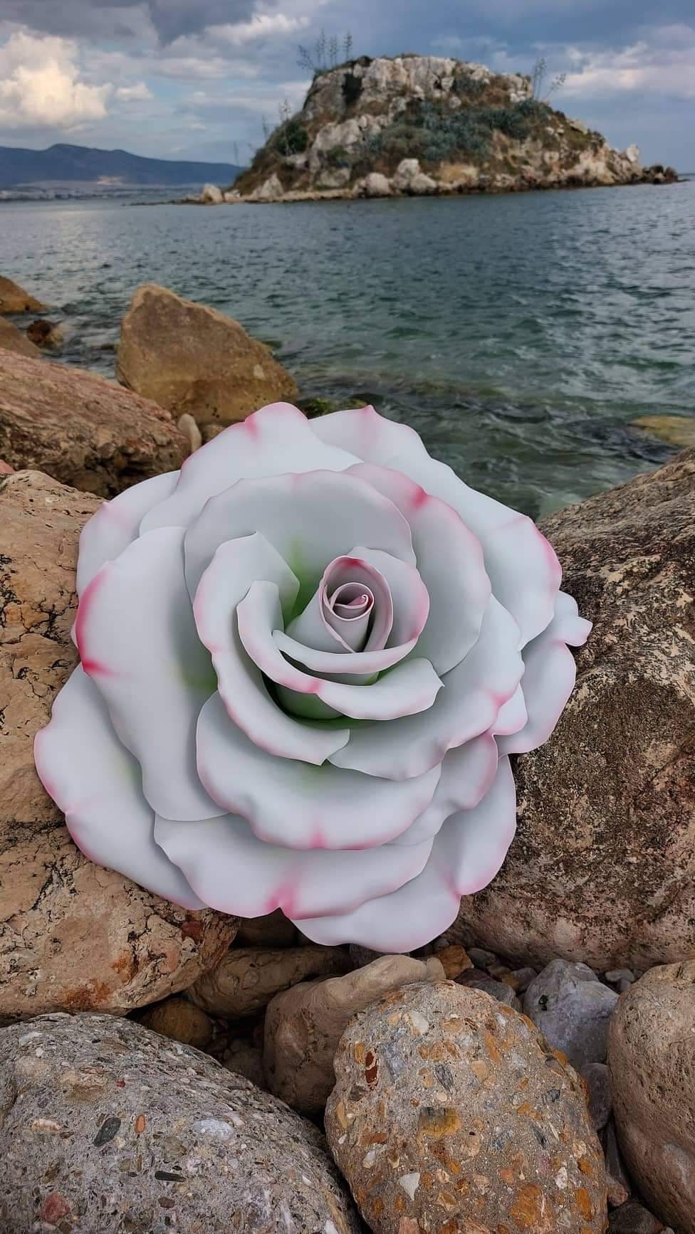 Big Flowers Giant Flowers Big Rose Decoration for Wedding - Etsy