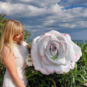 Big Flowers Giant Flowers Big Rose Decoration for Wedding Christening ...