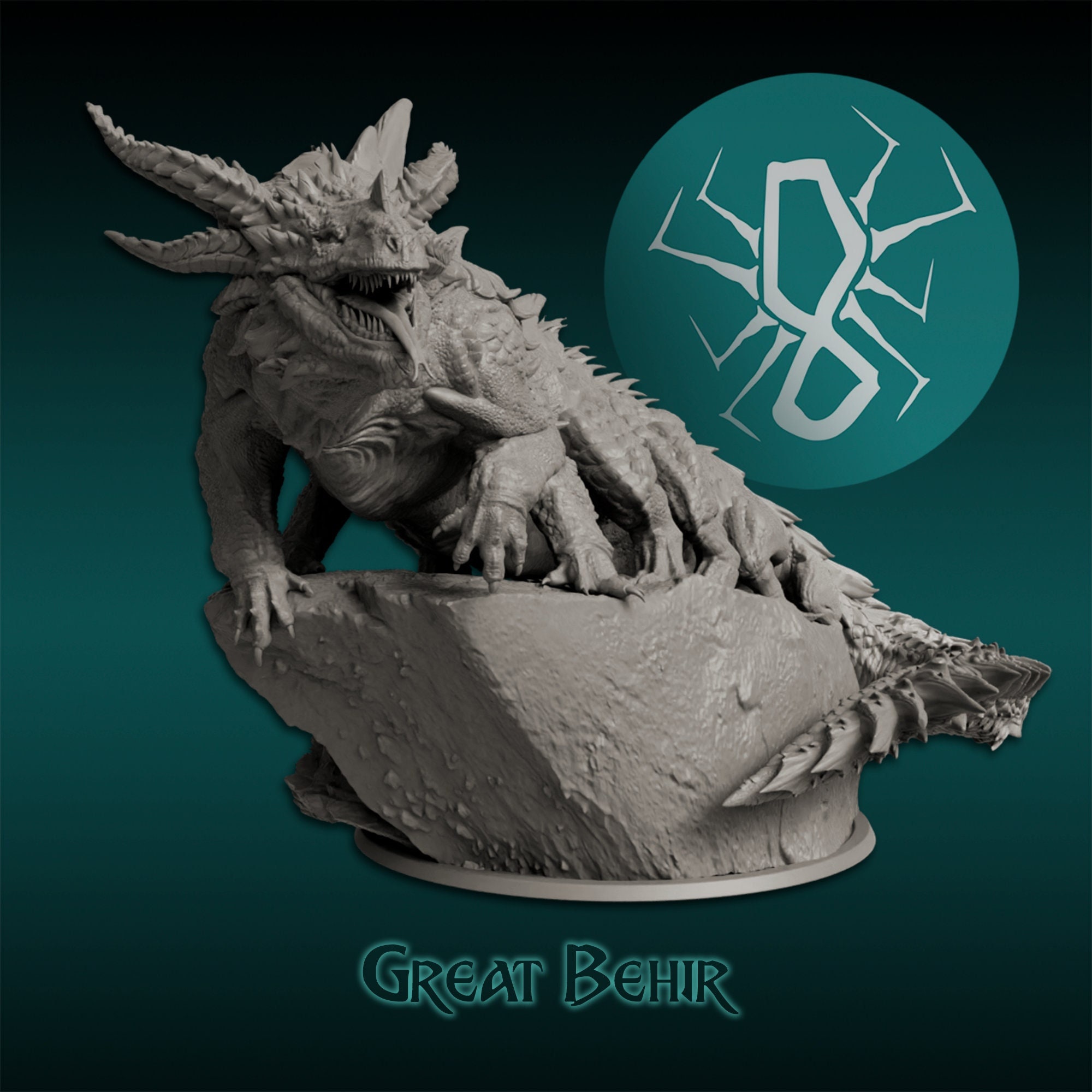 Great Behir STL File for 3D Print - Etsy UK