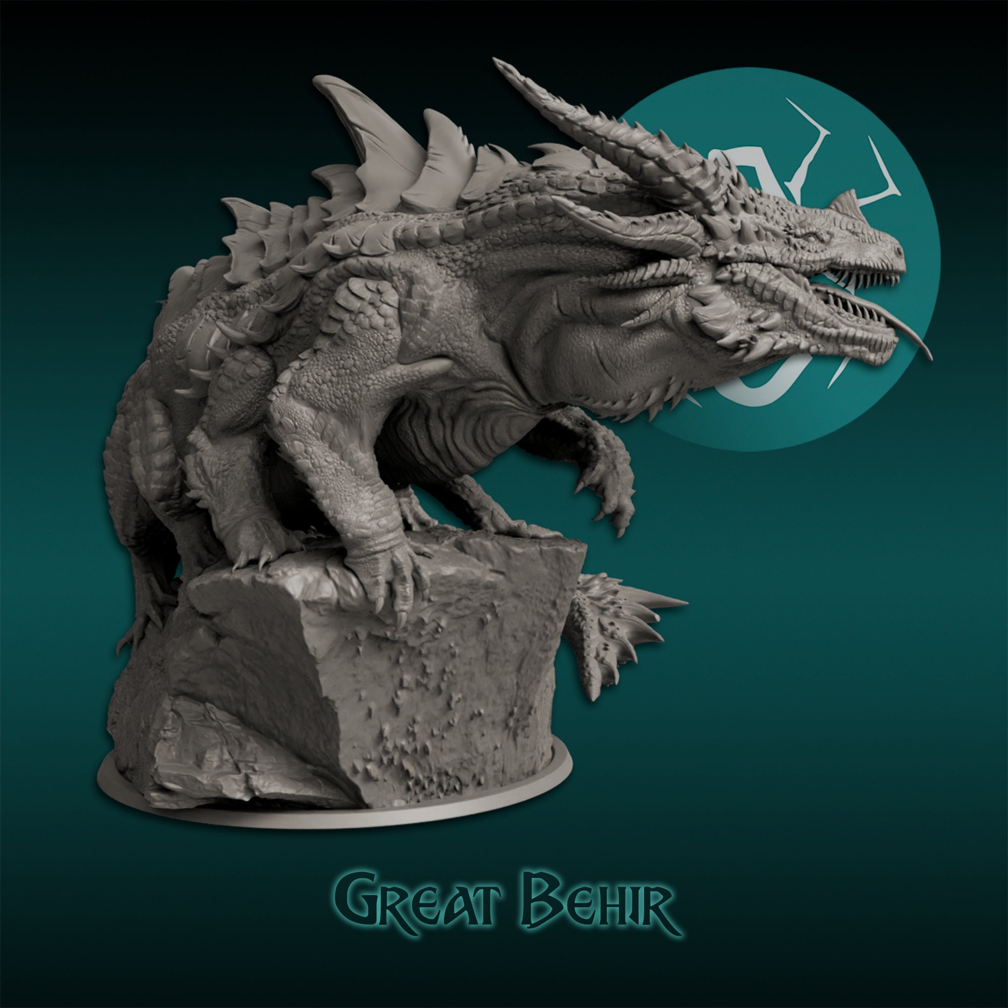 Great Behir STL File for 3D Print - Etsy UK