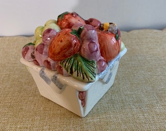 Ceramic Fruit Basket - Etsy