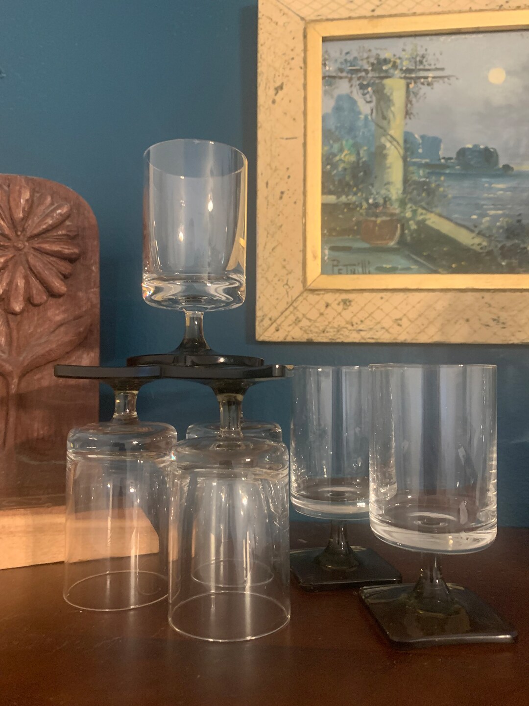 Rosenthal Linear Smoke Sherry Glass Set of Six - Etsy