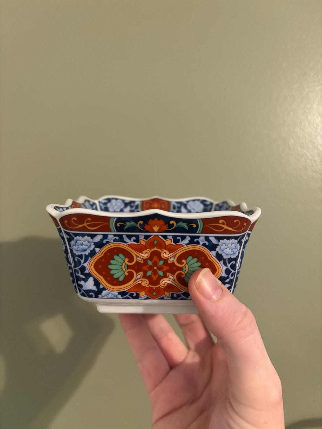 Vintage Chinese Small Square Bowls - Etsy
