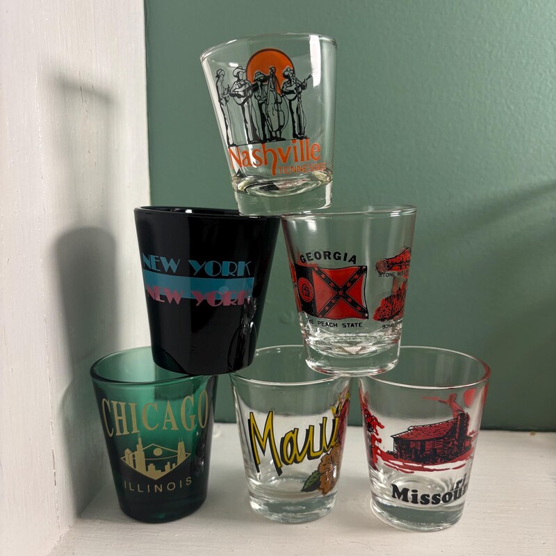 Vintage Liquor Shot Glass - Etsy