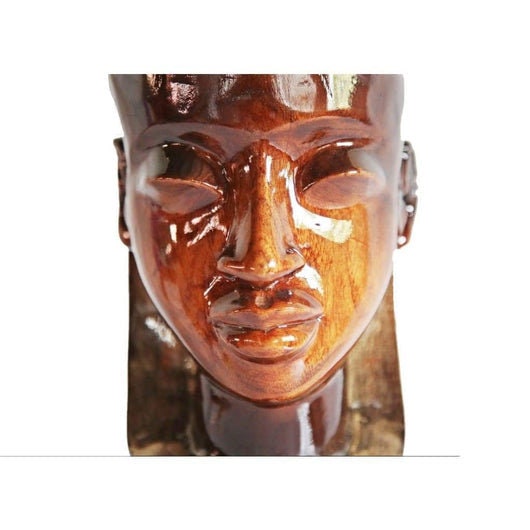 West African Dainty Face in Teak Wood Hand Carved Home Decor - Etsy