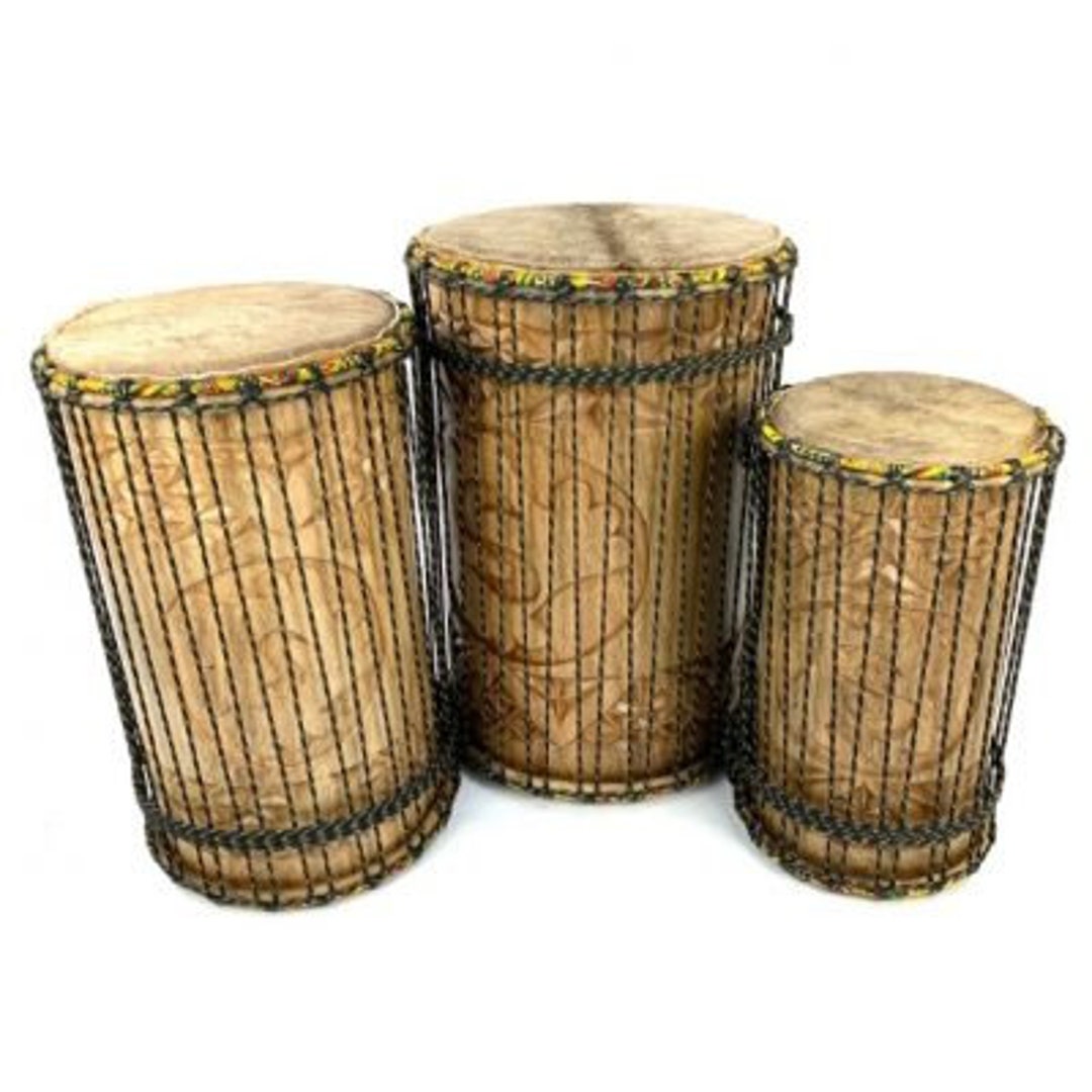Ghana Dunun Set Cheeky Authentic African Drums Made in Africa - Etsy