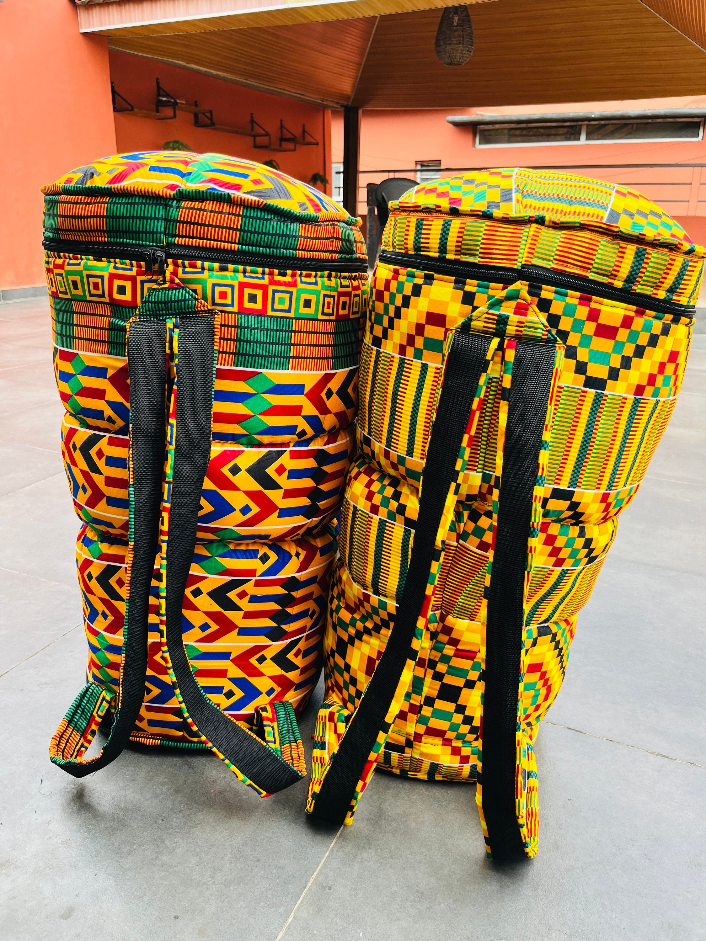 Djembe Drum Bag African Print & Fabric Transport - Etsy