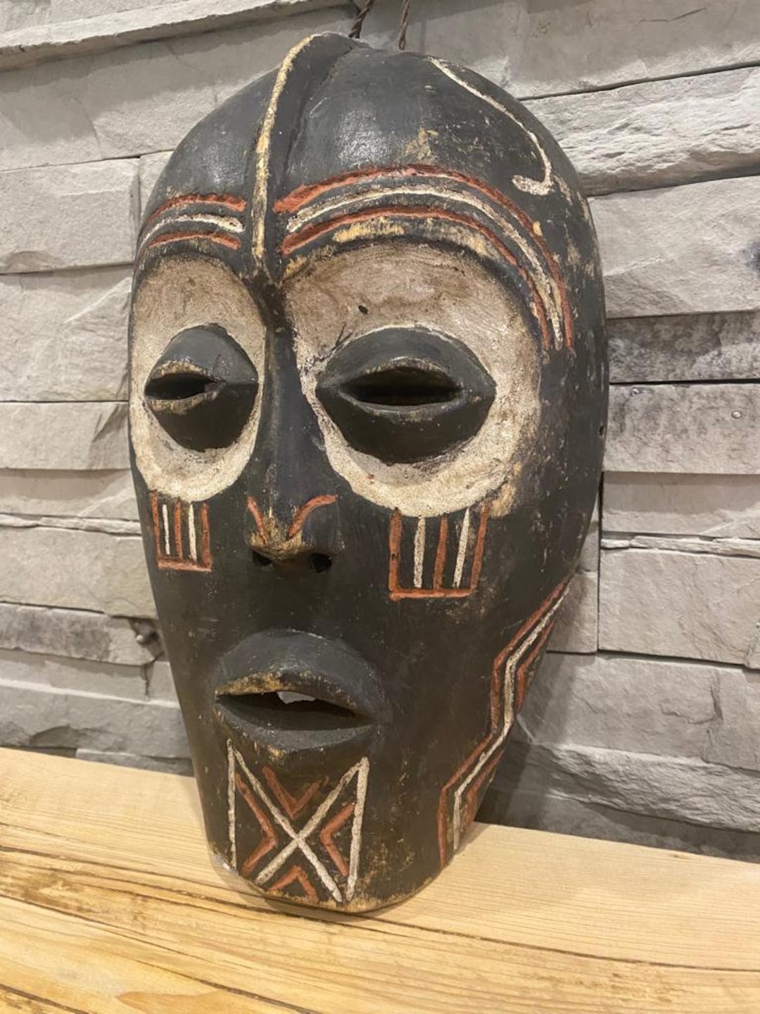 Authentic Congolese Artisan-crafted Mask: Unique, Fair Trade, Handmade ...