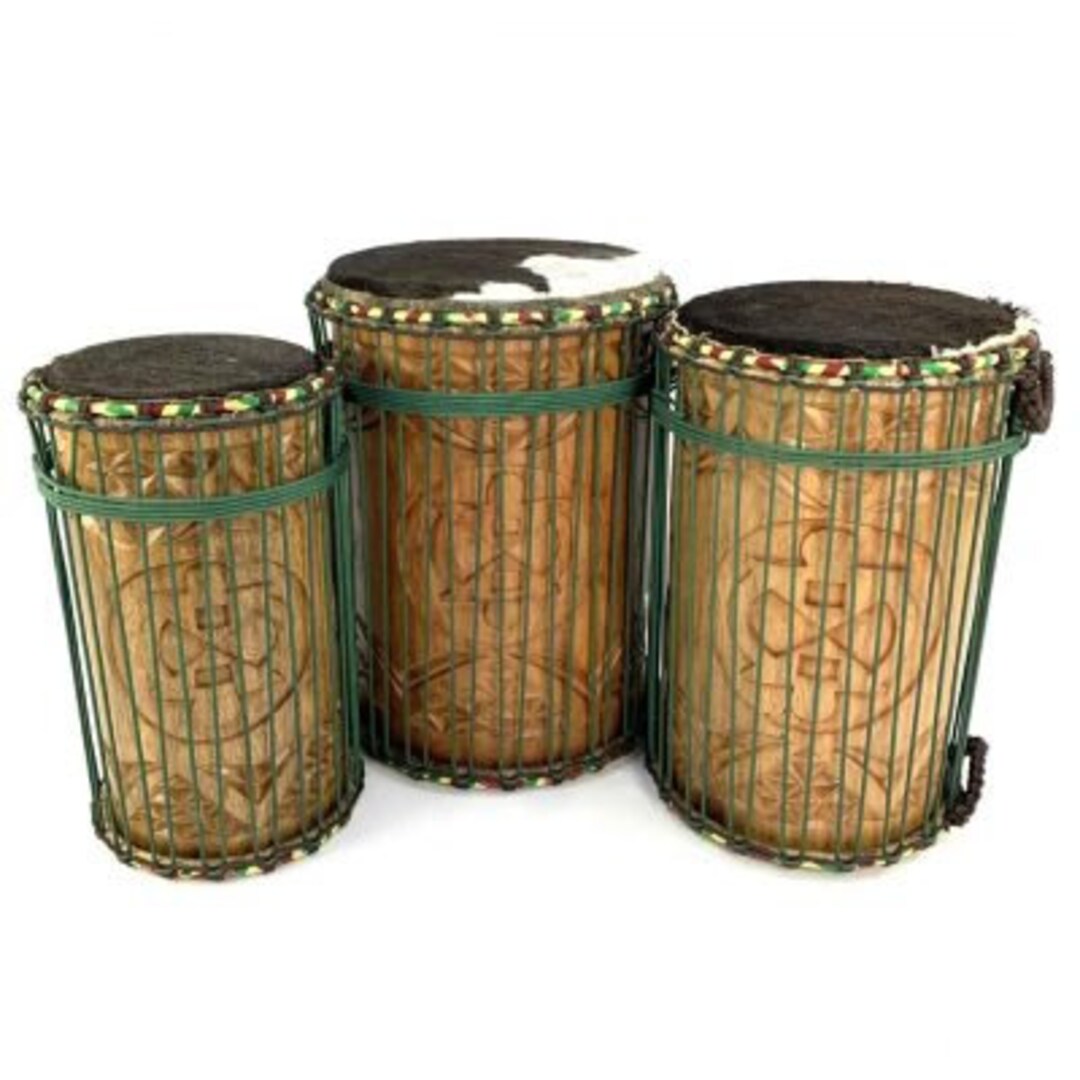 Ghana Dunun Set Jungle Fever Authentic African Drums Made in Africa - Etsy