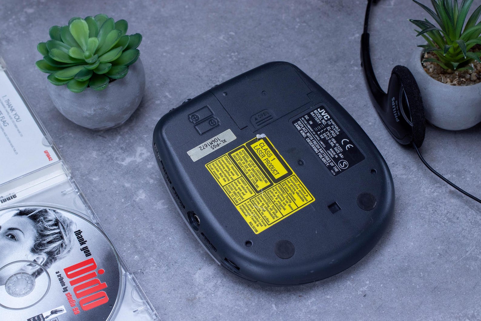 JVC XL-PG5 Discman Portable CD Player | Anti-shock Protection | Vintage ...