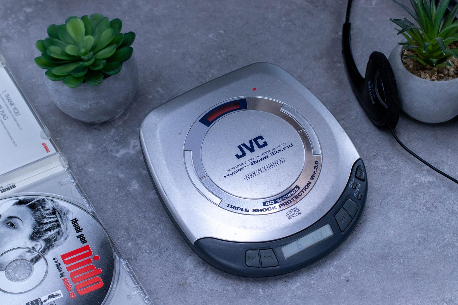 JVC XL-PG5 Discman Portable CD Player | Anti-shock Protection | Vintage ...