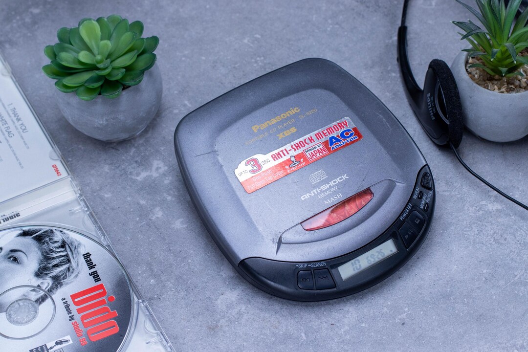 Panasonic SL220 Discman Portable CD Player - Vintage 90s Compact ...
