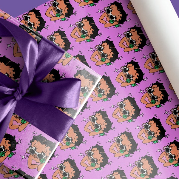 Retro Wrapping Paper - Etsy