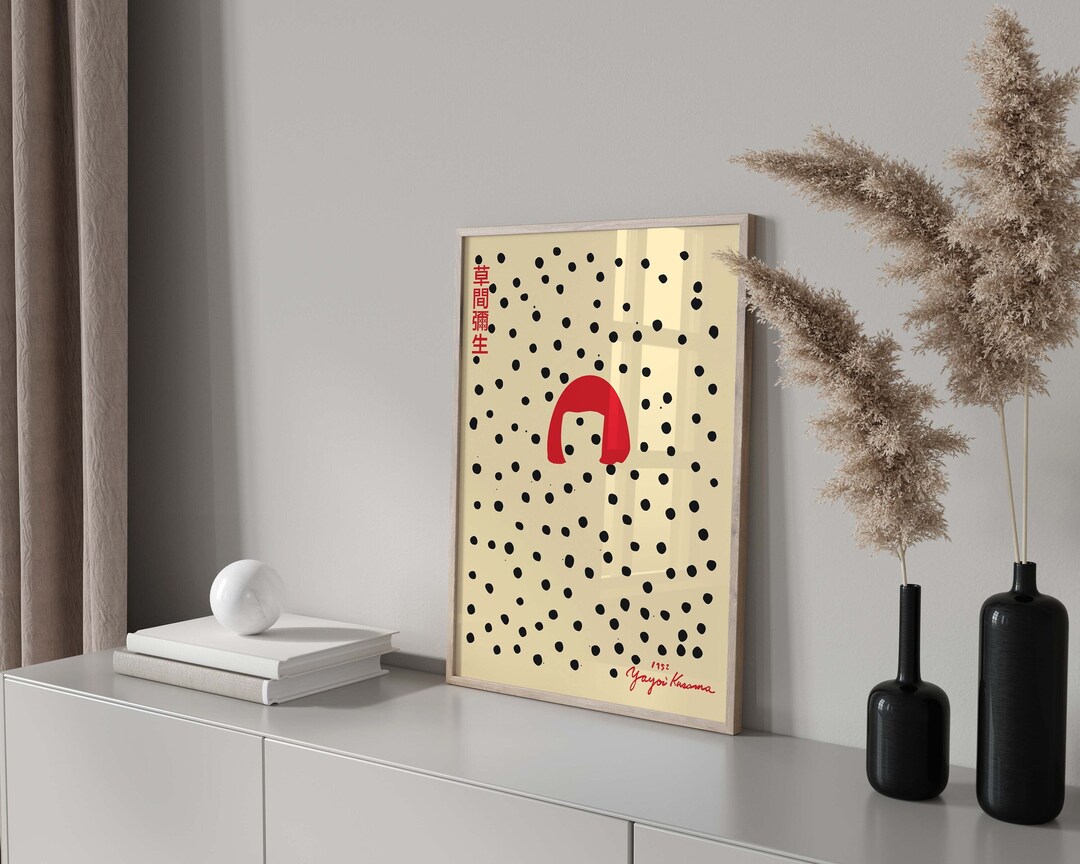 Yayoi Kusama Exhibition Poster Printable Wall Art Print Kusama ...