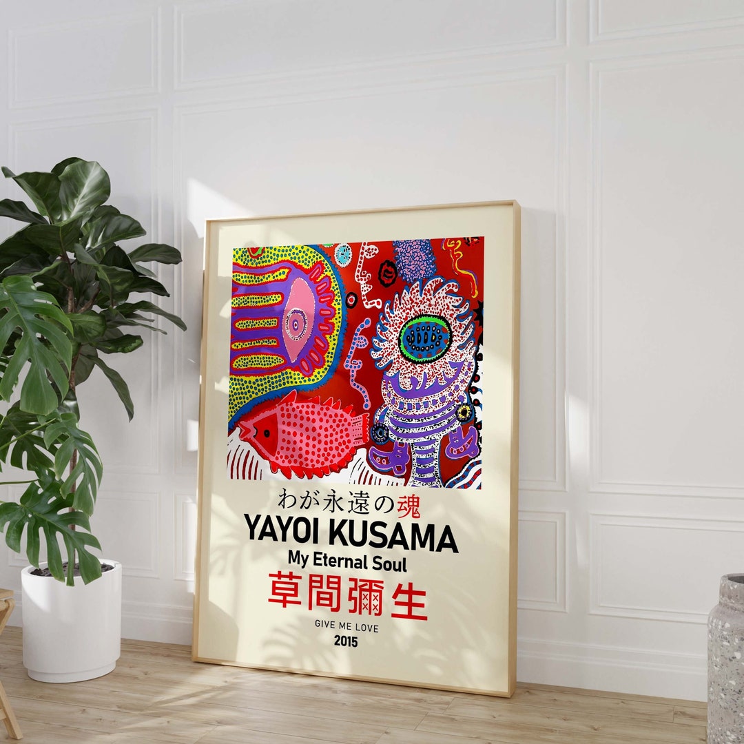 Buy Yayoi Kusama Exhibition Poster Printable Wall Art Print Kusama ...