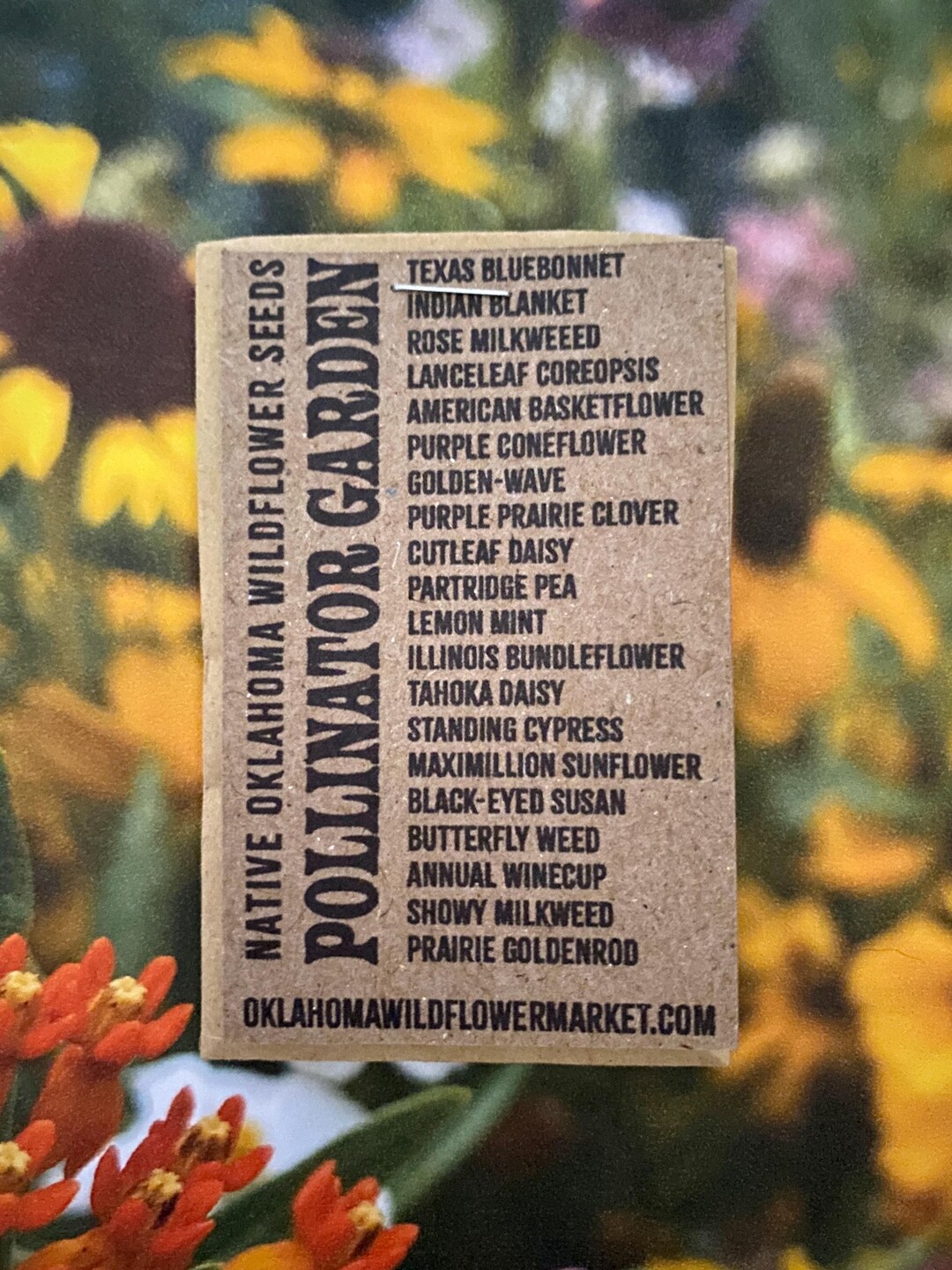 Oklahoma Pollinator Garden Seed Mix - Wildflower Seed Mix - 20 Native ...