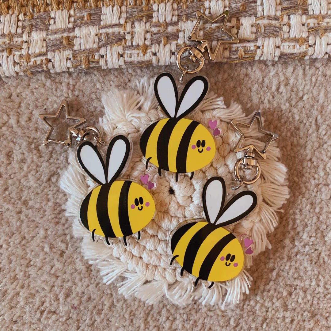 Nancy Bee-chain | Keychains | Cute Animals | Bees | Fun Gifts | Cute ...