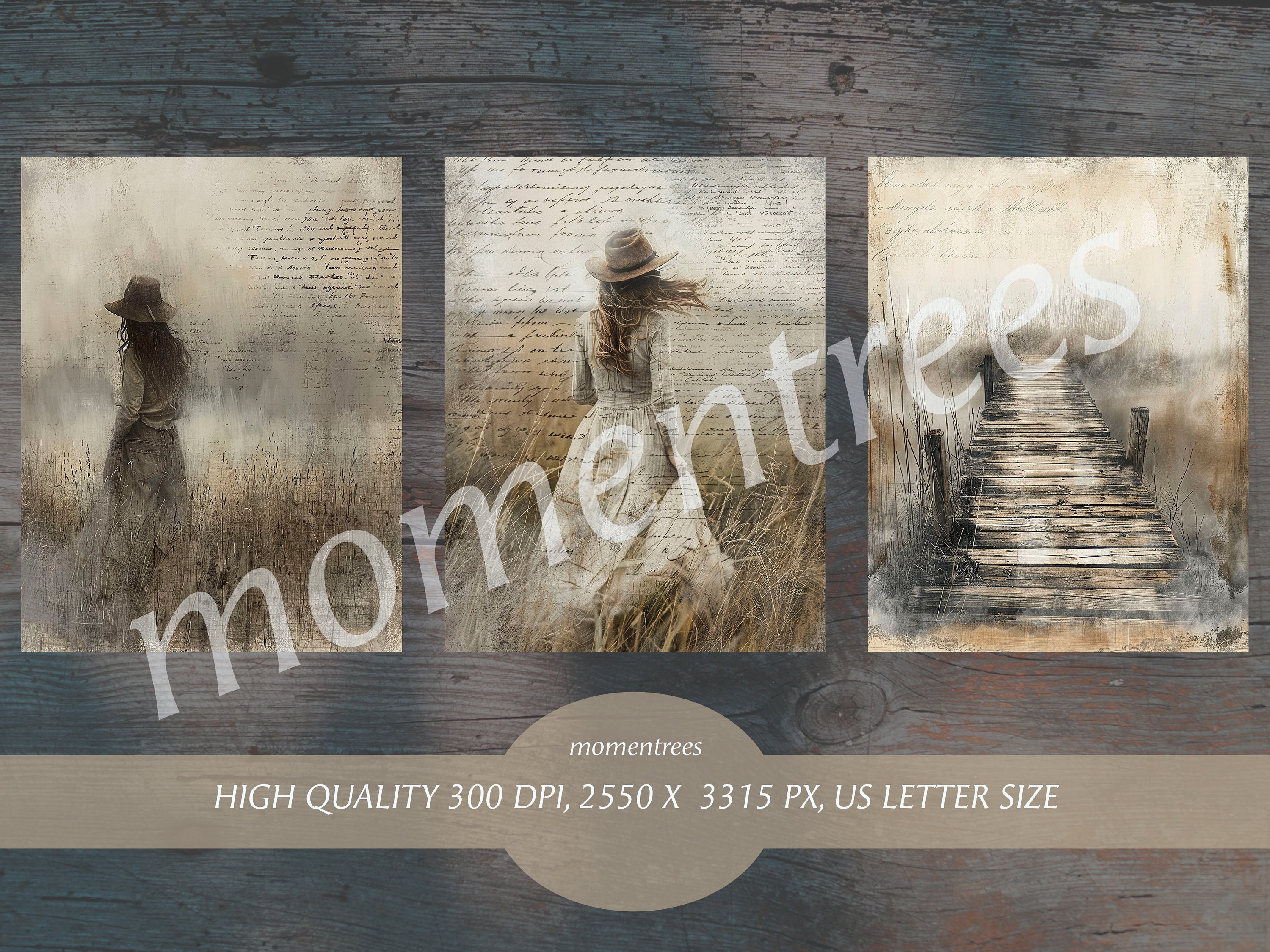 Farm Life Digital Paper: Country Scrapbook Pages (digital Download) - Etsy