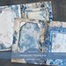 Blue Journaling Paper, Paper Frames, Wallpapers, Digital Junk Journal ...