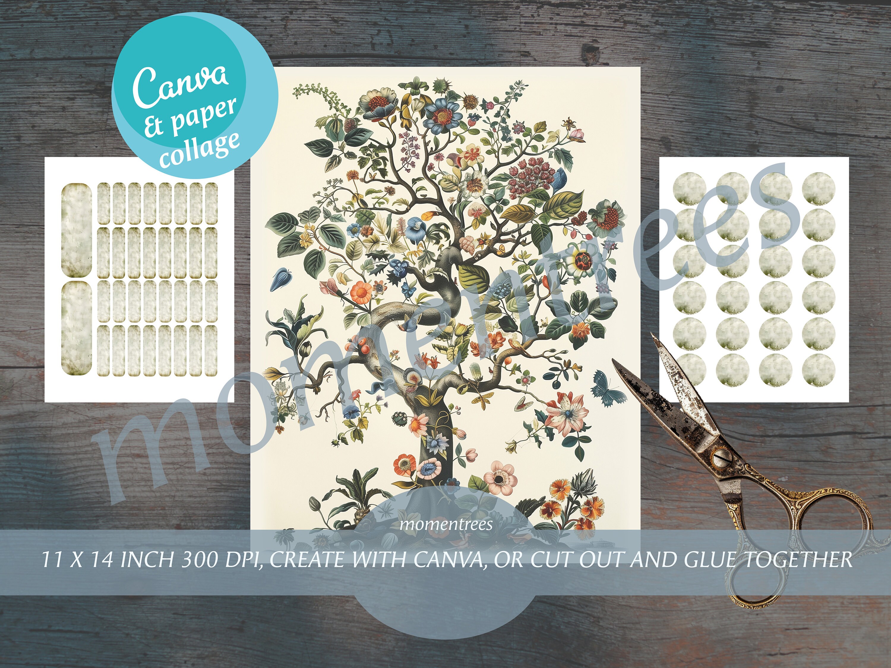 Special Family Tree, Family Tree, for Families Who Love Flowers, to ...