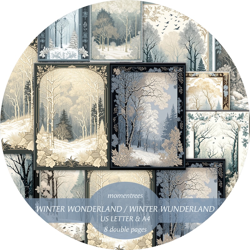 Winter Scrapbooking - Etsy