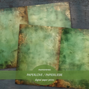 Moss Background Basic Digital Paper for Junk Journals, Journal Paper ...