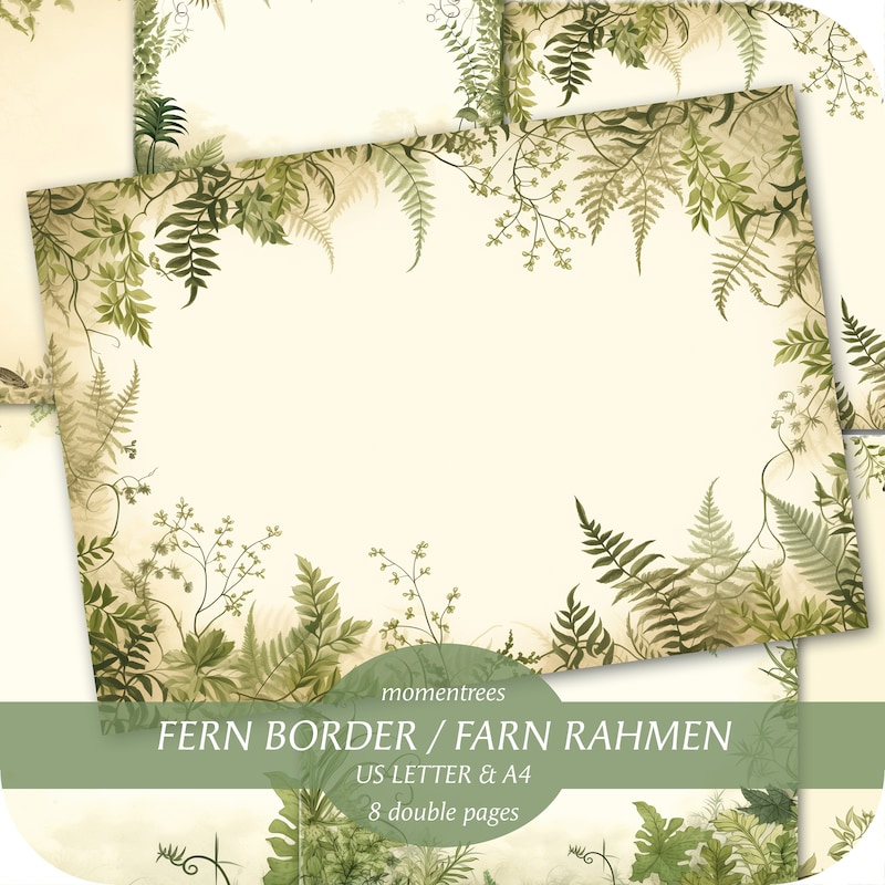 Fern Wallpaper Border - Etsy