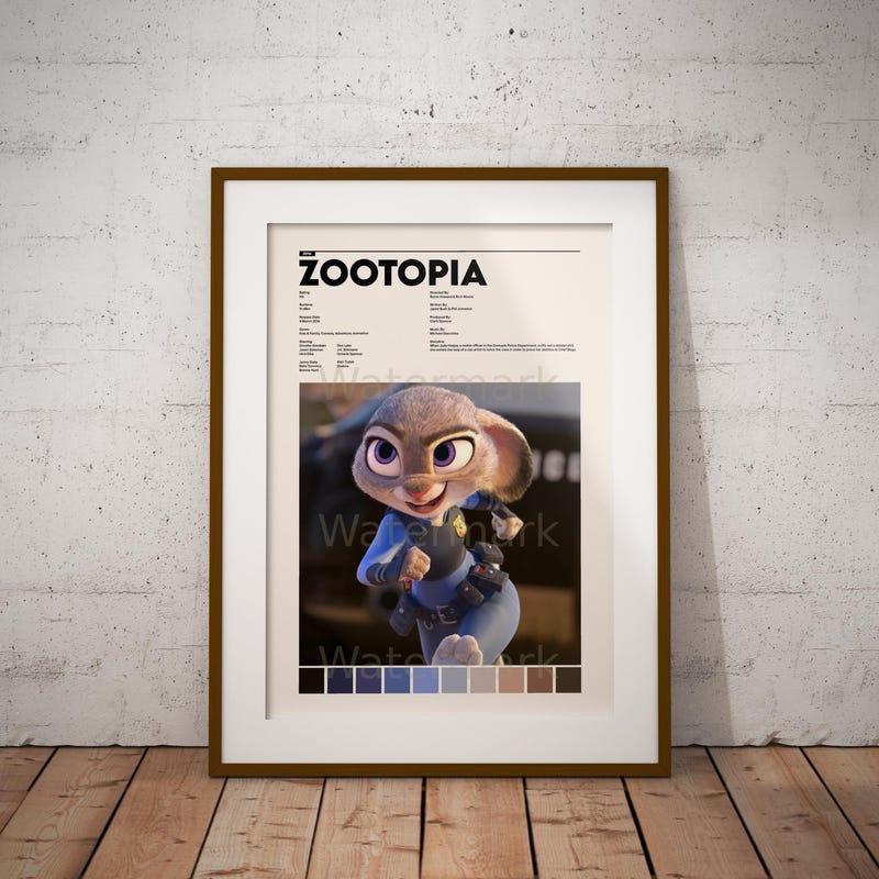 Zootopia Posters - Etsy
