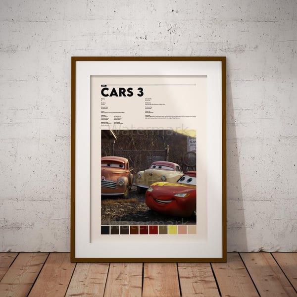 Cars3 Poster - Etsy