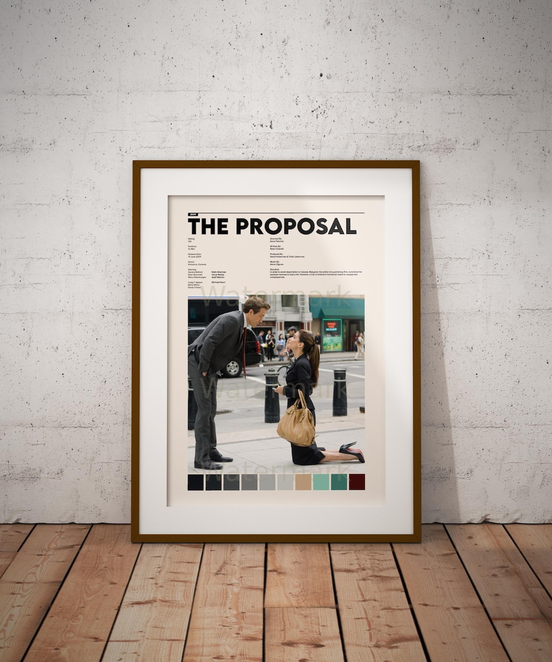 The Proposal Poster | Wall Art Print | Vintage Art Print | Custom Movie ...