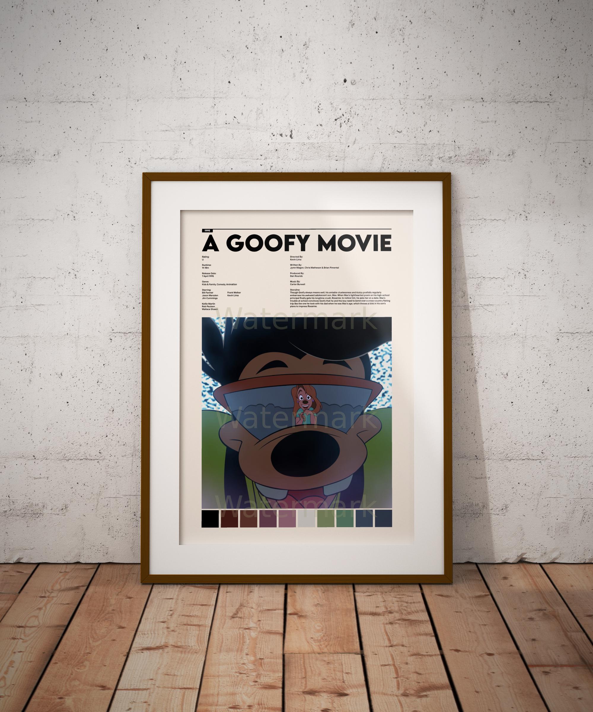 A Goofy Movie Poster | 30th Anniversary | Disney | Vintage Art Print ...