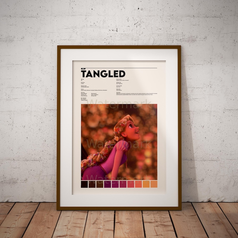 Tangled Poster - Etsy