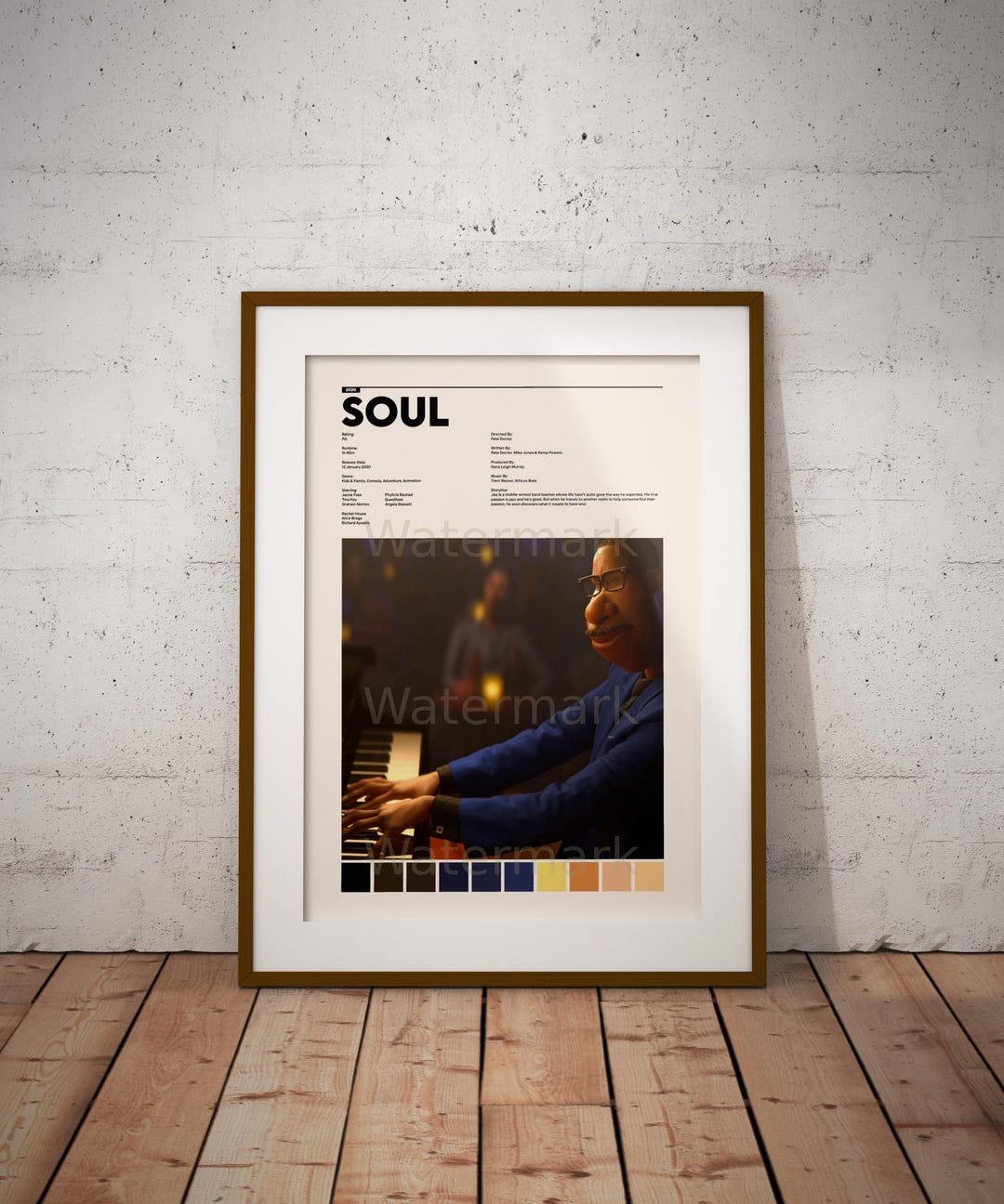 Soul Poster | Wall Art Print | Vintage Art Print | Custom Movie Poster ...