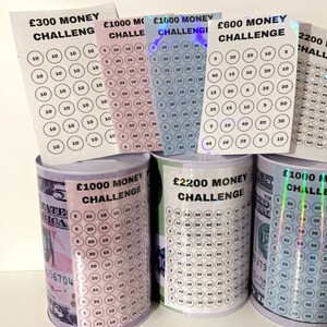 Tin Tracker Sticker| Money Saving Challenge | Cash Stuffing | Savings ...