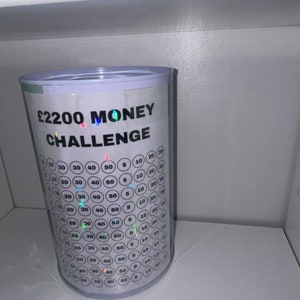 Tin Tracker Sticker| Money Saving Challenge | Cash Stuffing | Savings ...