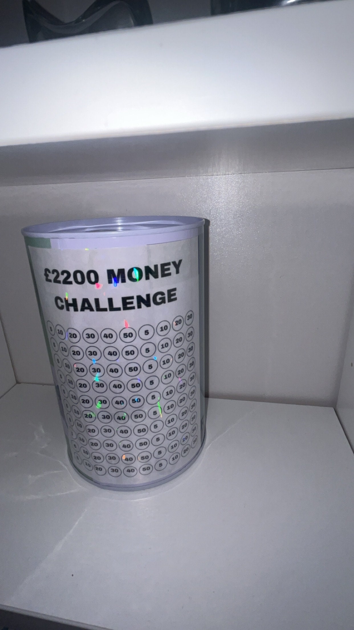 Tin Tracker Sticker| Money Saving Challenge | Cash Stuffing | Savings ...