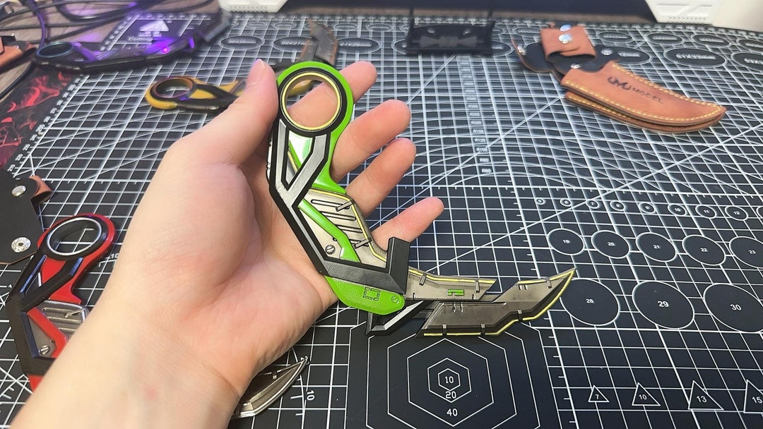 4 Colors RGX 11 Z Pro Blade Blunt Game Metal Prop Valorant 3D Alloy ...