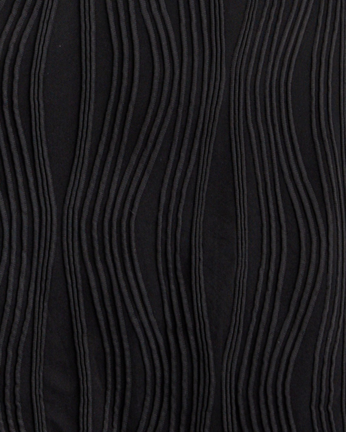 Women Black Water Ripple Textured Sleeveless Mini Dress - Etsy