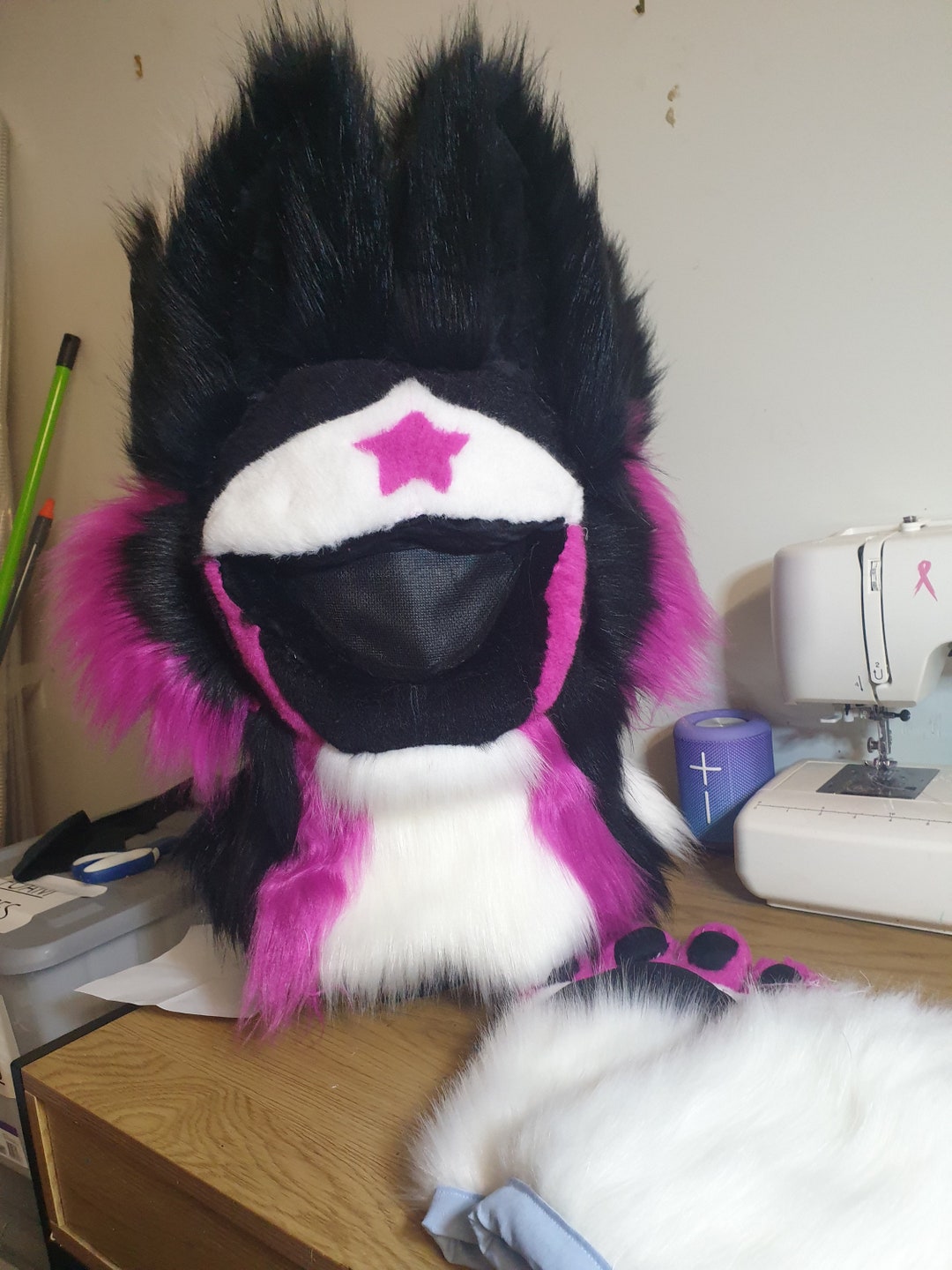 Fursuit Partial Monster Alien Suit. Fursuit Head and Paws - Etsy UK