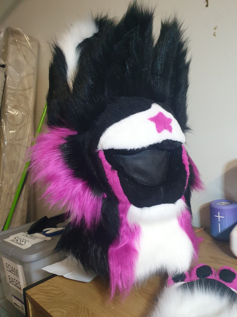 Fursuit Partial Monster Alien Suit. Fursuit Head and Paws - Etsy