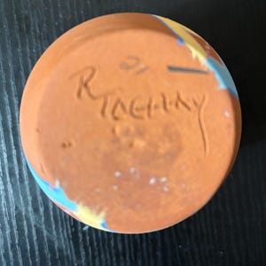 Vintage Native American Pottery, Red Terra Cotta, Small Vase, Planter ...