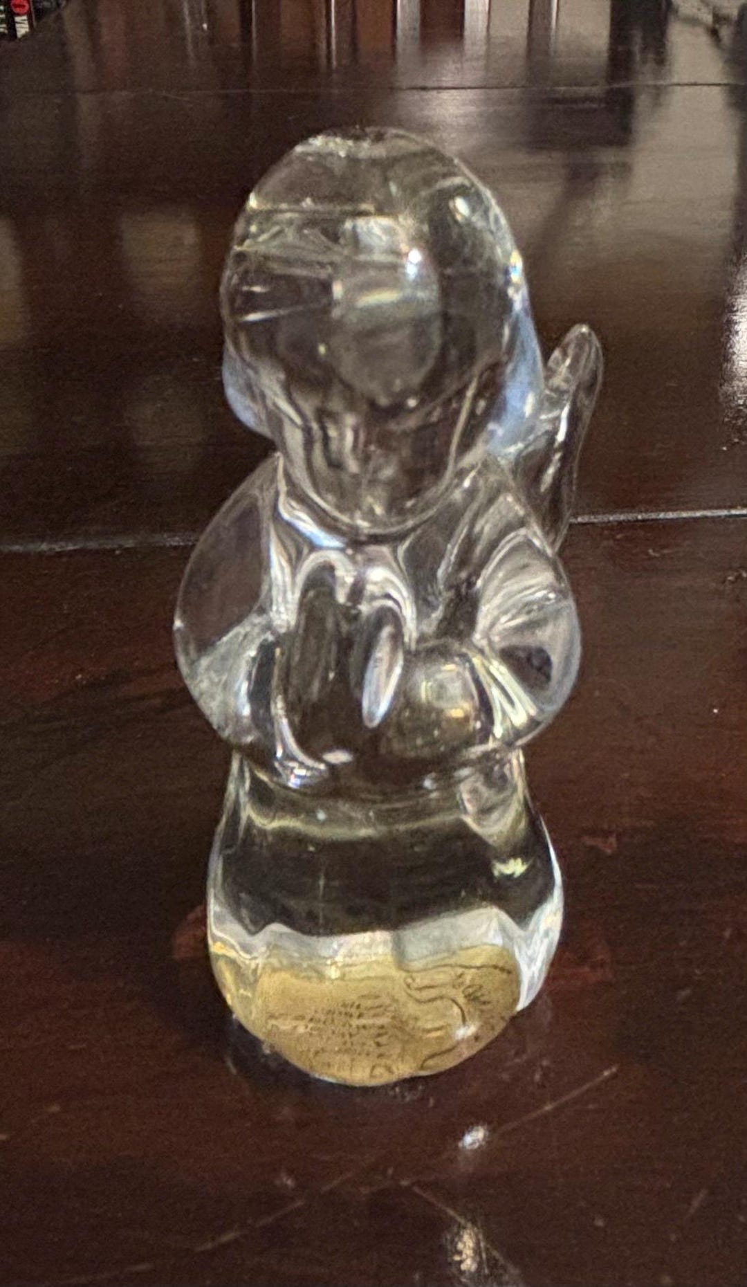Glass Praying Angel Statue Paperweight. - Etsy