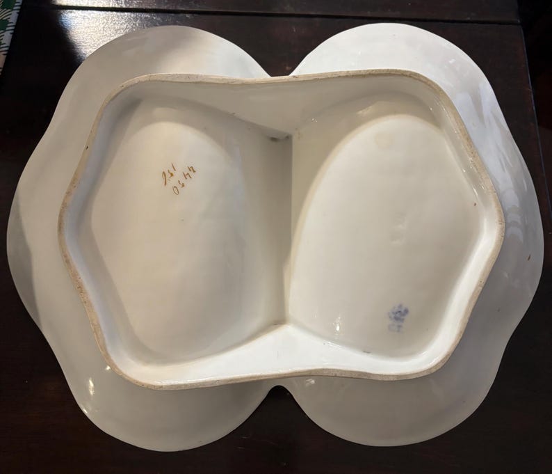 Vintage Porcelain Butterfly Serving Dish, Floral Collection Plate - Etsy