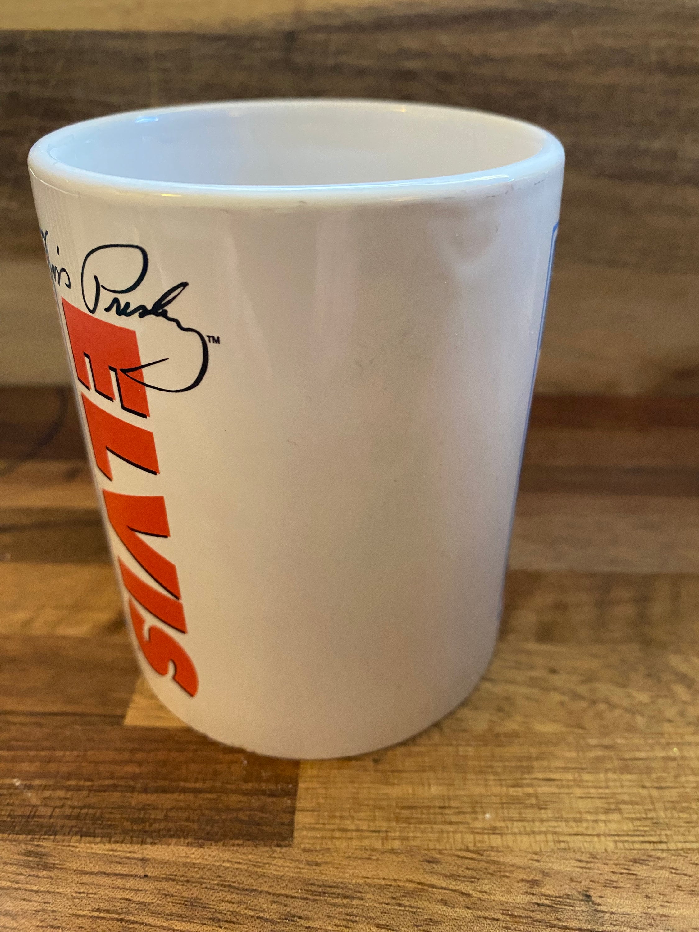 Elvis Mug, Signature, Elvis Picture Printed on Both Sides - Etsy