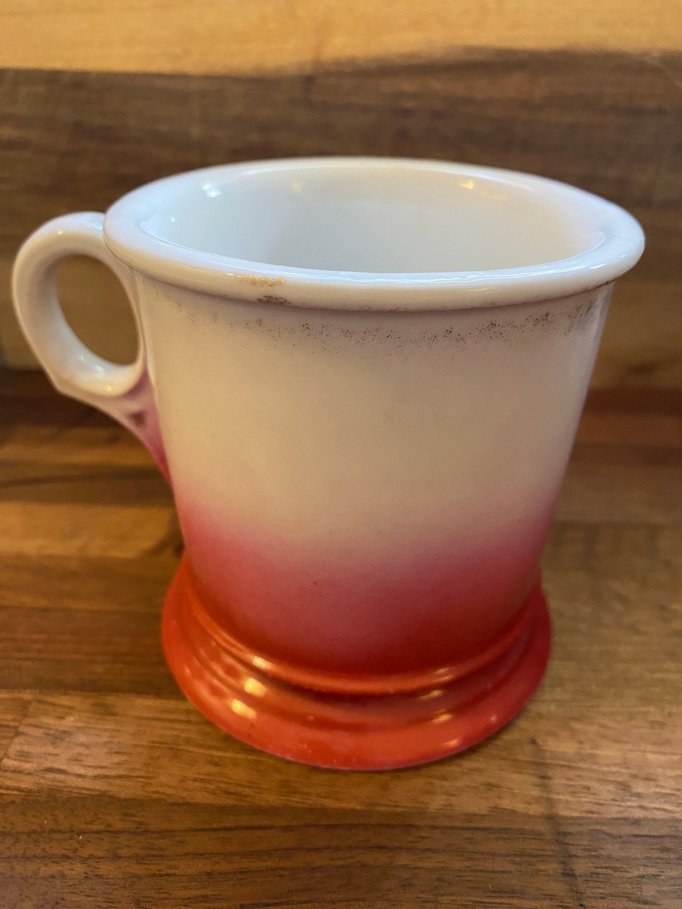 Victorian Style Ornate Pink and White Mug/shaving Mug - Etsy