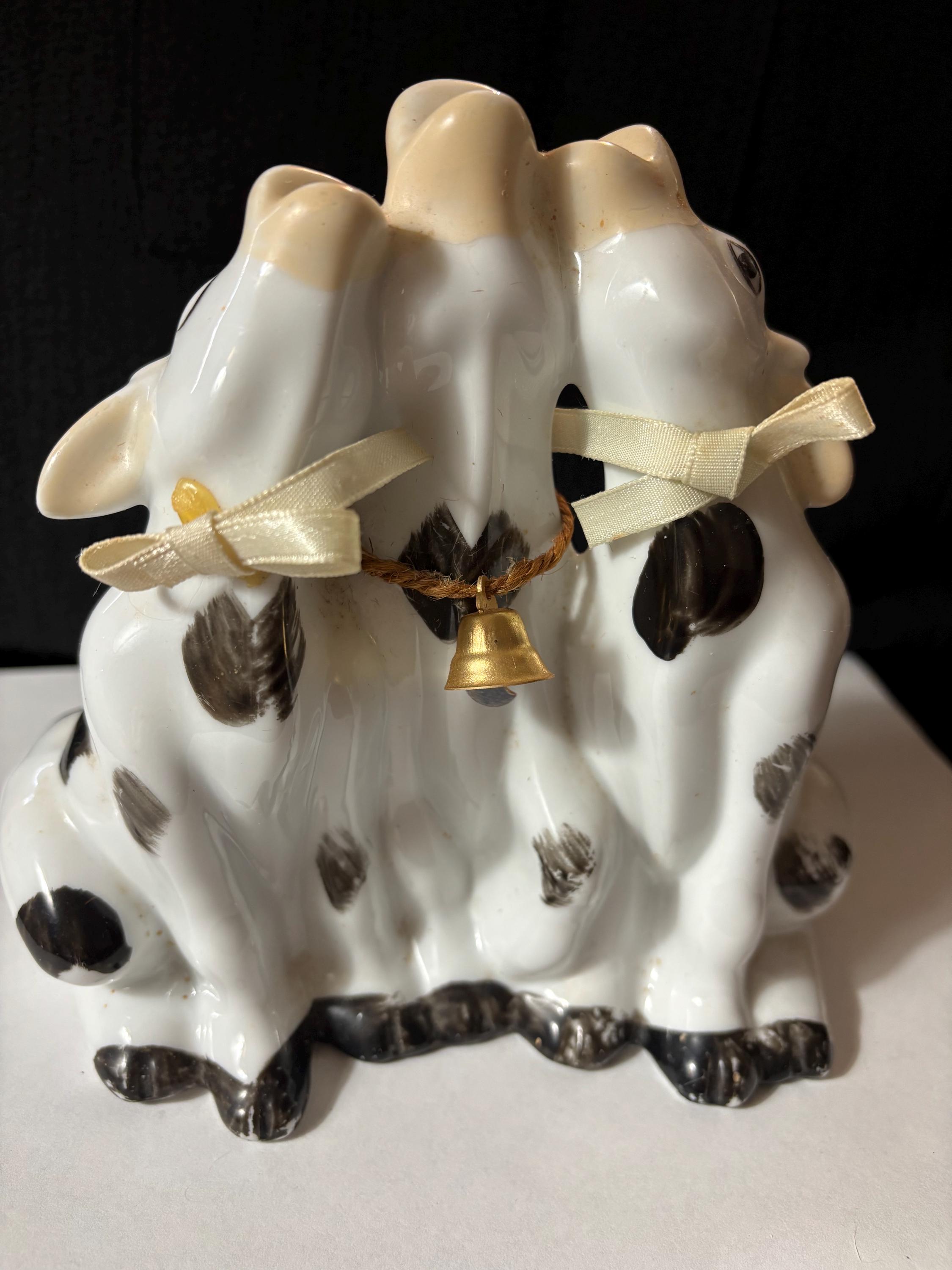 Ceramic Singing, Mooing, Cow Trio. Collectible Vintage Cows. - Etsy