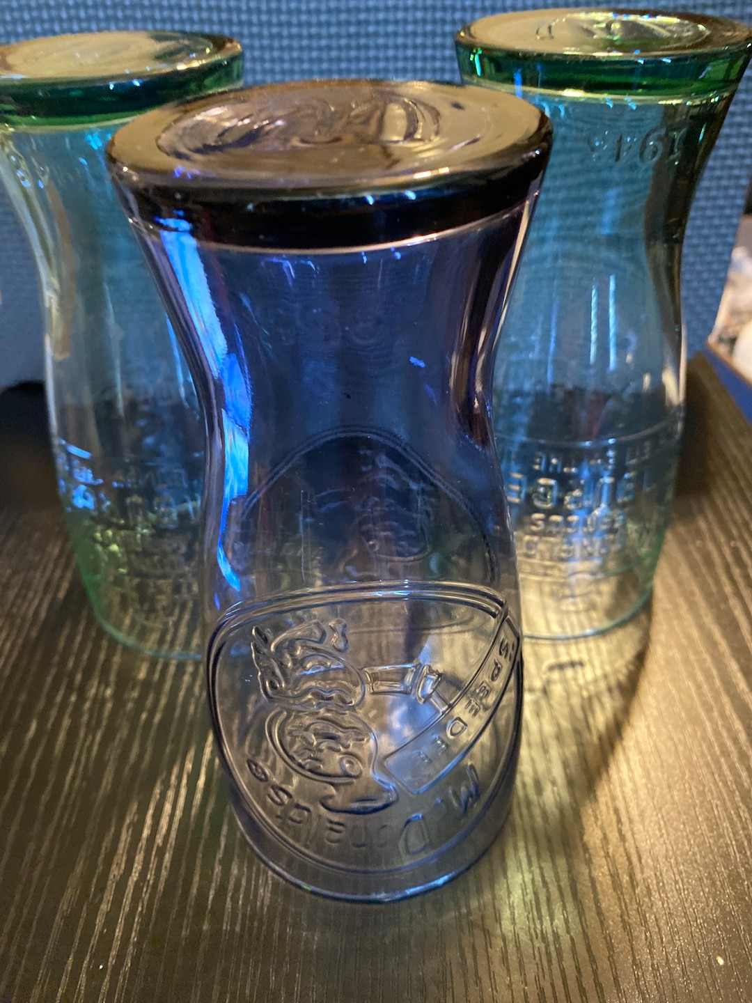 Set of 3 Vintage Collectible Commemorative Glasses, (2) Green 1948 and ...